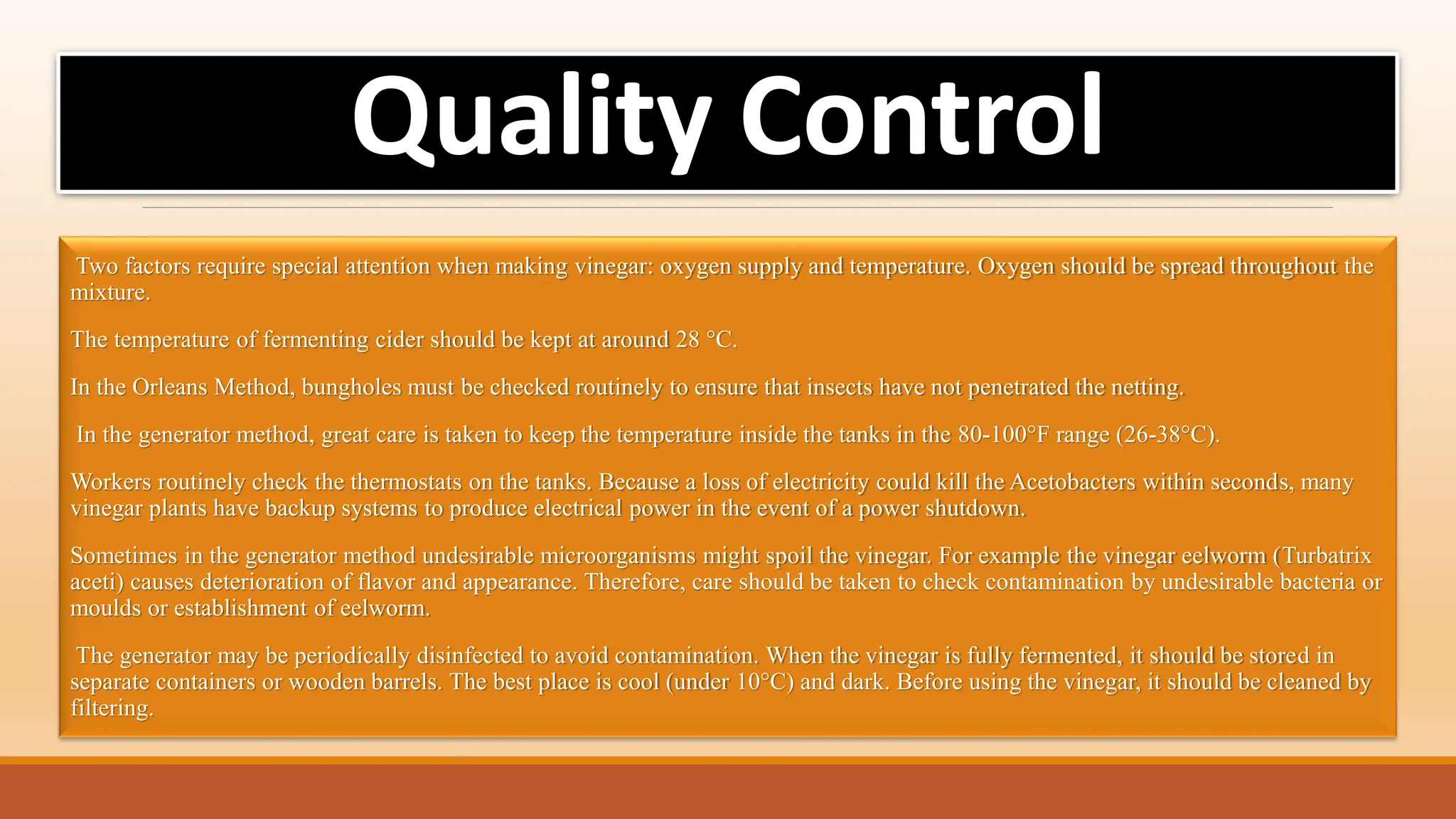 Fermentation Technology "Vinegar Production" | PDF