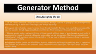 Fermentation Technology "Vinegar Production" | PDF