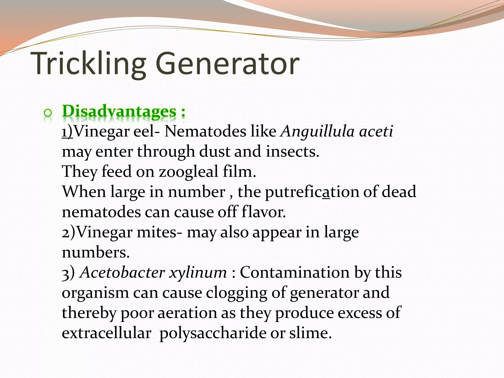 Vinegar production | PPTX