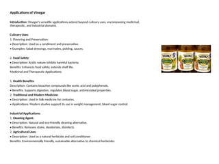 Vinegar Production :- Industrial method (Industrial Microbiology) | PPT