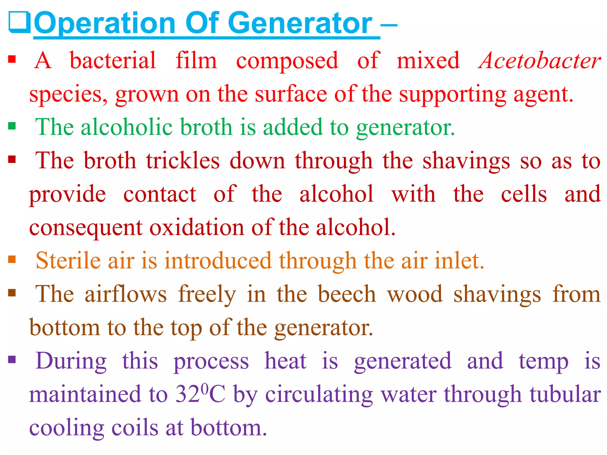 Vinegar production ppt | PPTX
