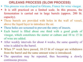 Vinegar production ppt | PPTX