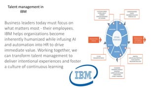 Talent practices of IBM | PPTX