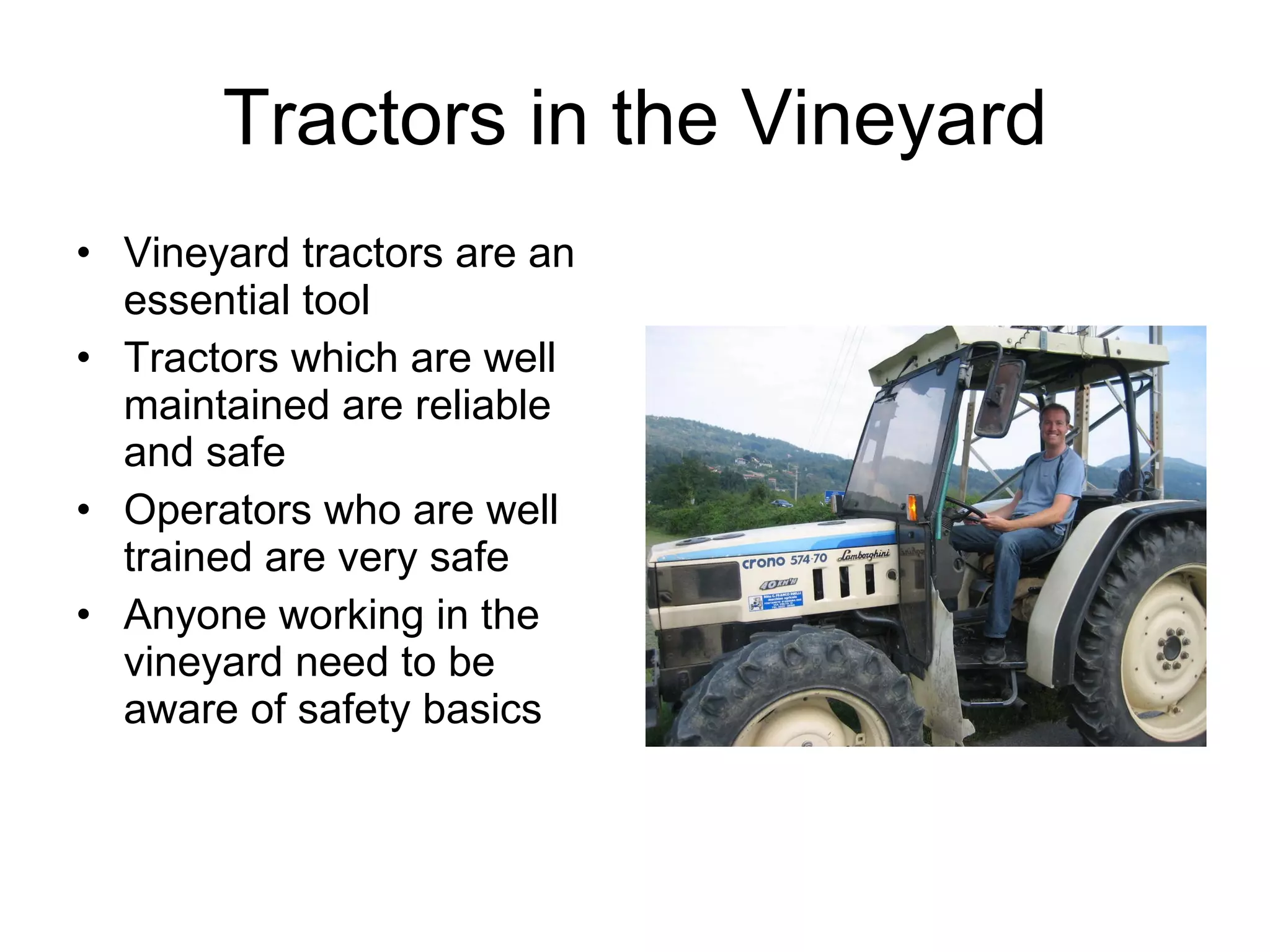Vineyard safety practices | PPT