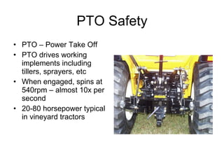 Vineyard safety practices | PPT