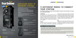 Vingtor Stentofon TURBINE IP Intercom Family | PDF