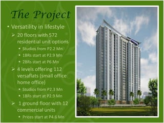 Vinia Residences Edsa Across Trinoma - Powerpoint Presentation | PPTX