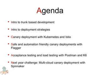 Trunk based development and Canary deployment | PPTX