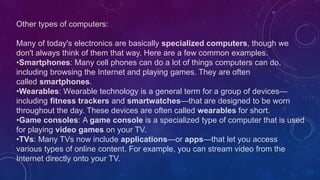 BASIC KNOWLEDGE ABOUT COMPUTERS by V | PPTX