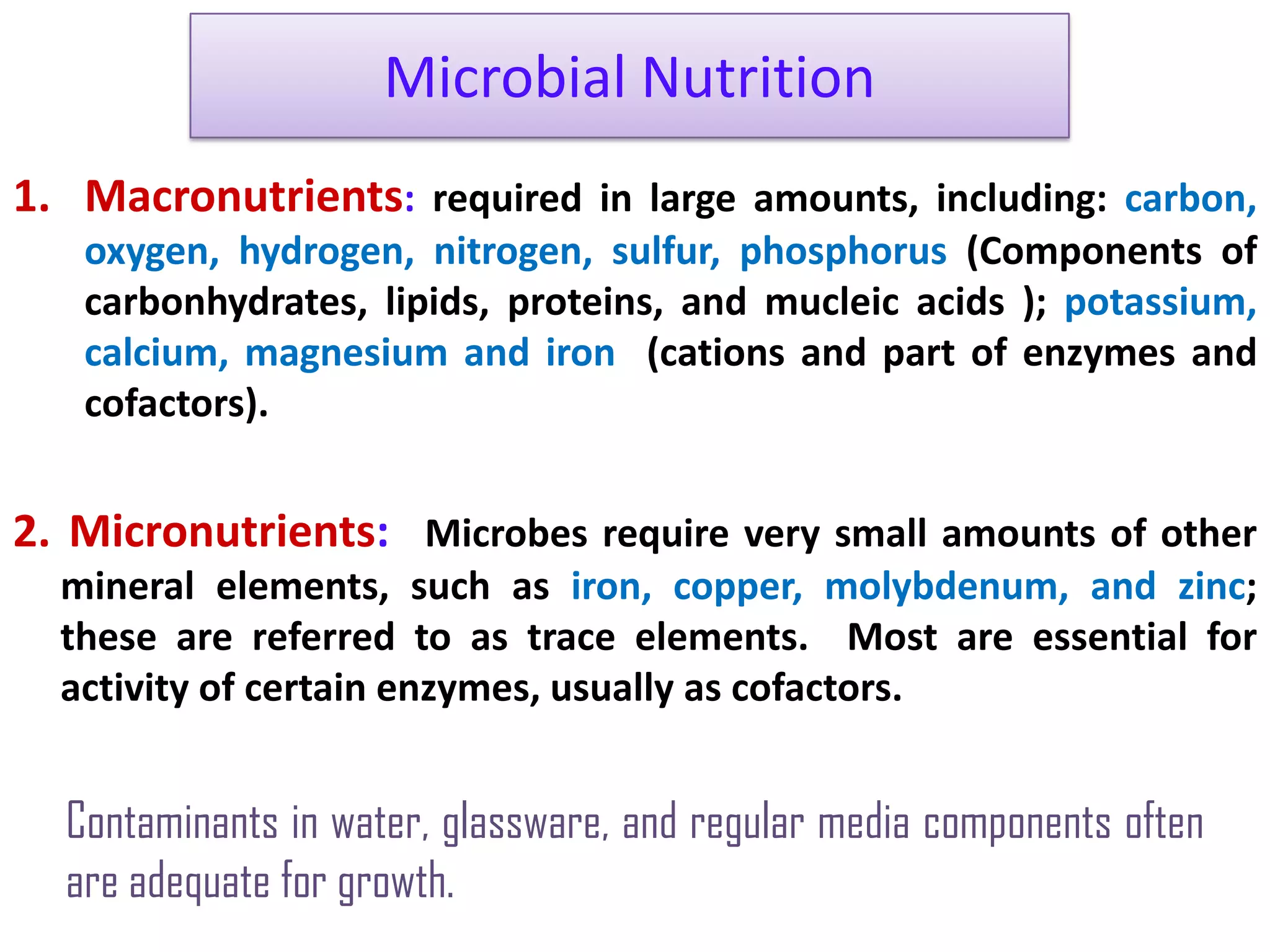 General Characters Of Microorganisms | PPTX