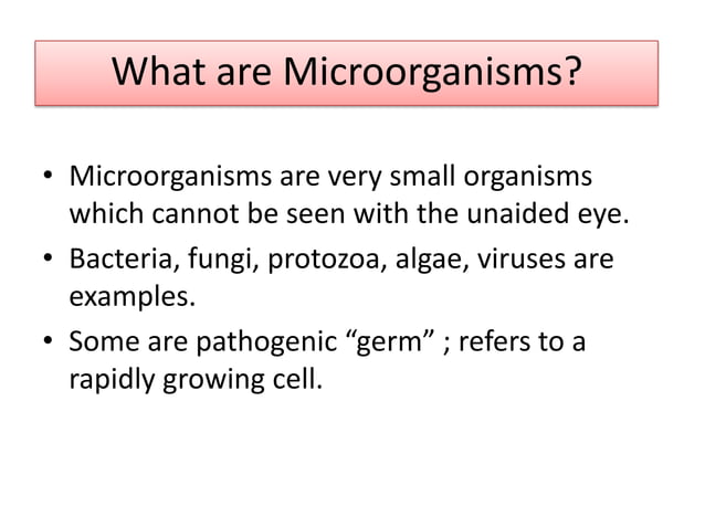 General Characters Of Microorganisms | PPTX | Biological Sciences | Science