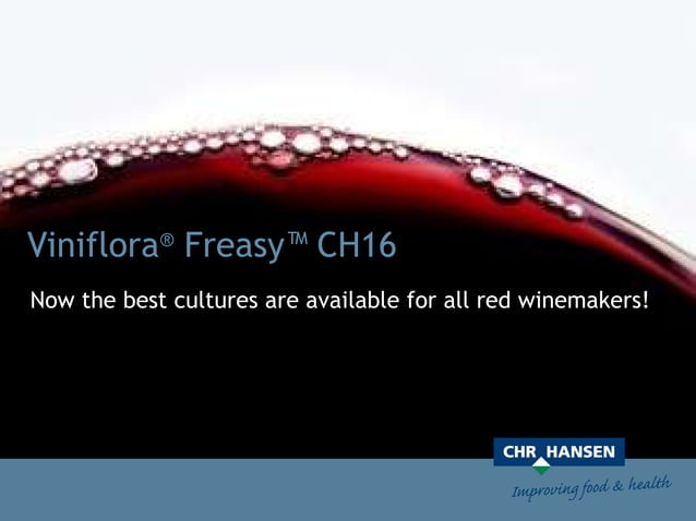 Viniflora® Freasy™ CH16 | PPT | Alcoholic Beverages | Food & Drink