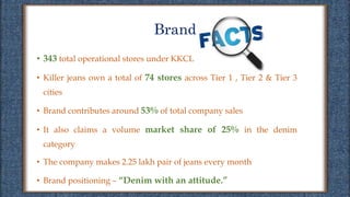 Complete Digital Marketing Strategy for Killer Jeans | PPT