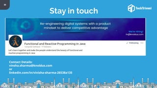 Let’s go reactive with JAVA | PPT