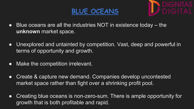 Blue Ocean strategy by Vinita | PPTX