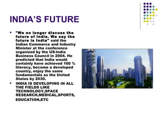 Vinita goswami future of india | PPT