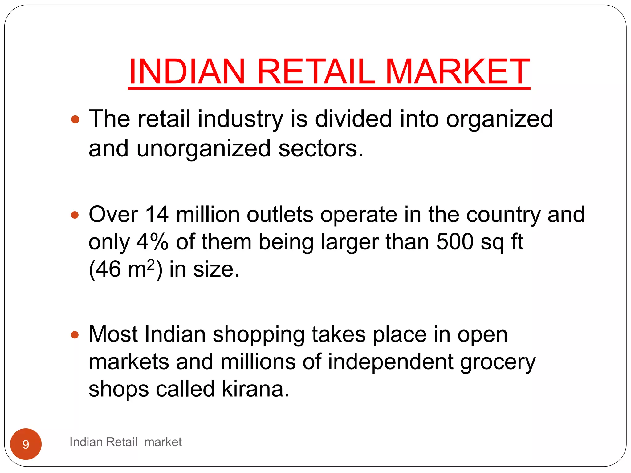 retail marketing in india | PPTX