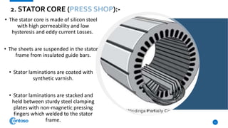Manufacturing process of TURBO GENERATOR | PPTX
