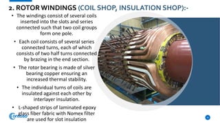 Manufacturing process of TURBO GENERATOR | PPTX