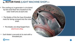 Manufacturing process of TURBO GENERATOR | PPTX