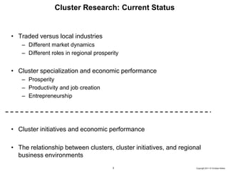 Clusters and Cluster Initiatives: Recent Learnings, Current Challenges ...