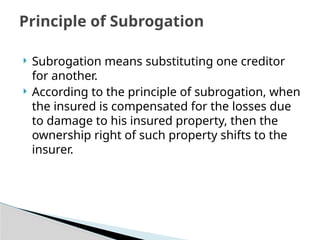 Presentation on Principle of life insurance | PPTX