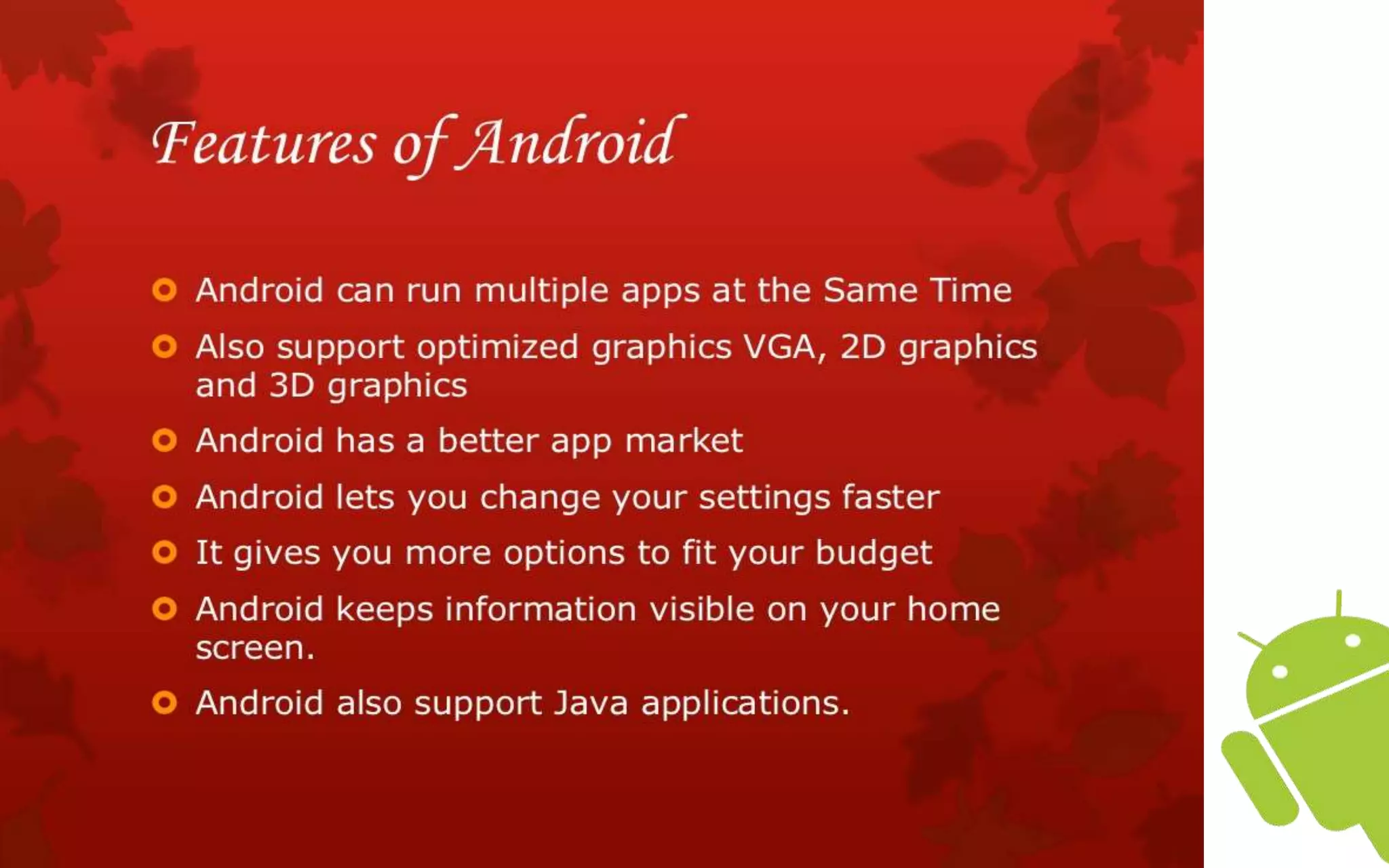 ppt about android by vins | PPT