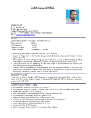 Vinod curriculum vitae | PDF