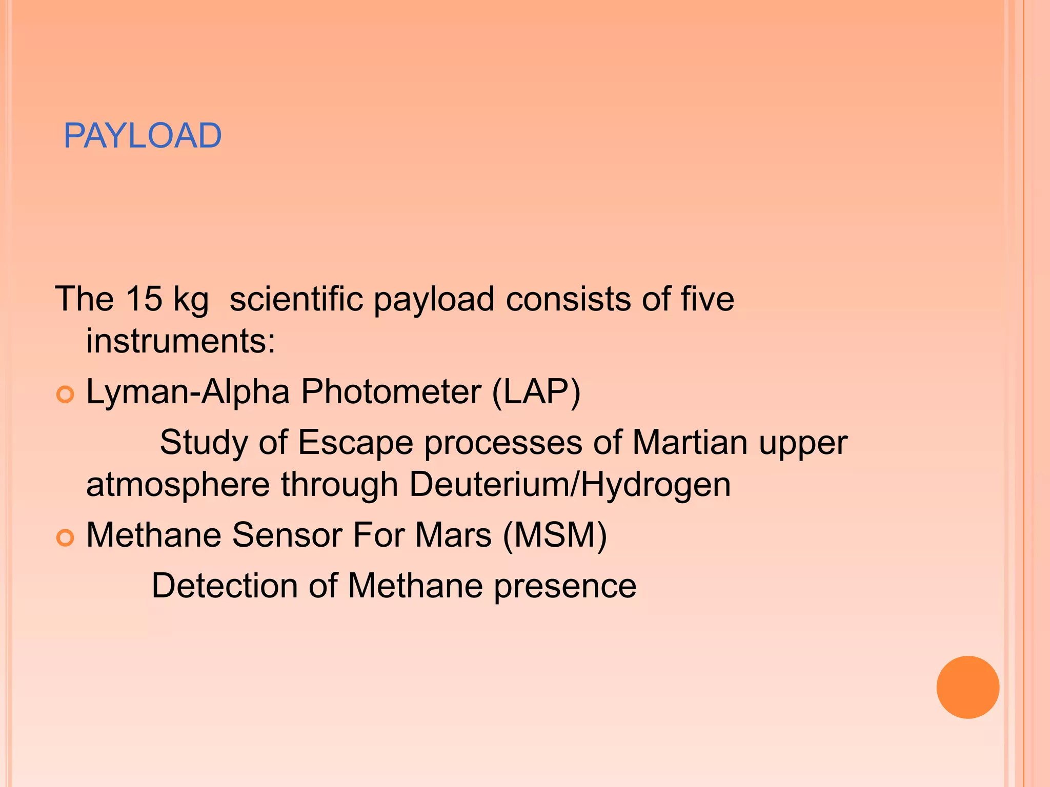 MARS ORBITER MISSION (MOM) (MANGALYAN) | PPTX