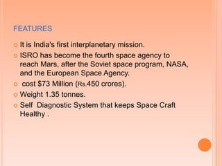 MARS ORBITER MISSION (MOM) (MANGALYAN) | PPTX