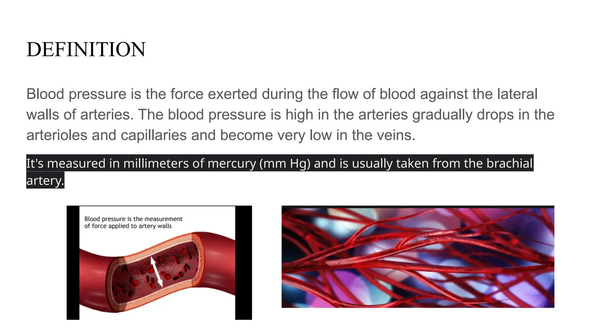 Blood pressure and its types ppt - pharmaceuticals chemistry | PPTX