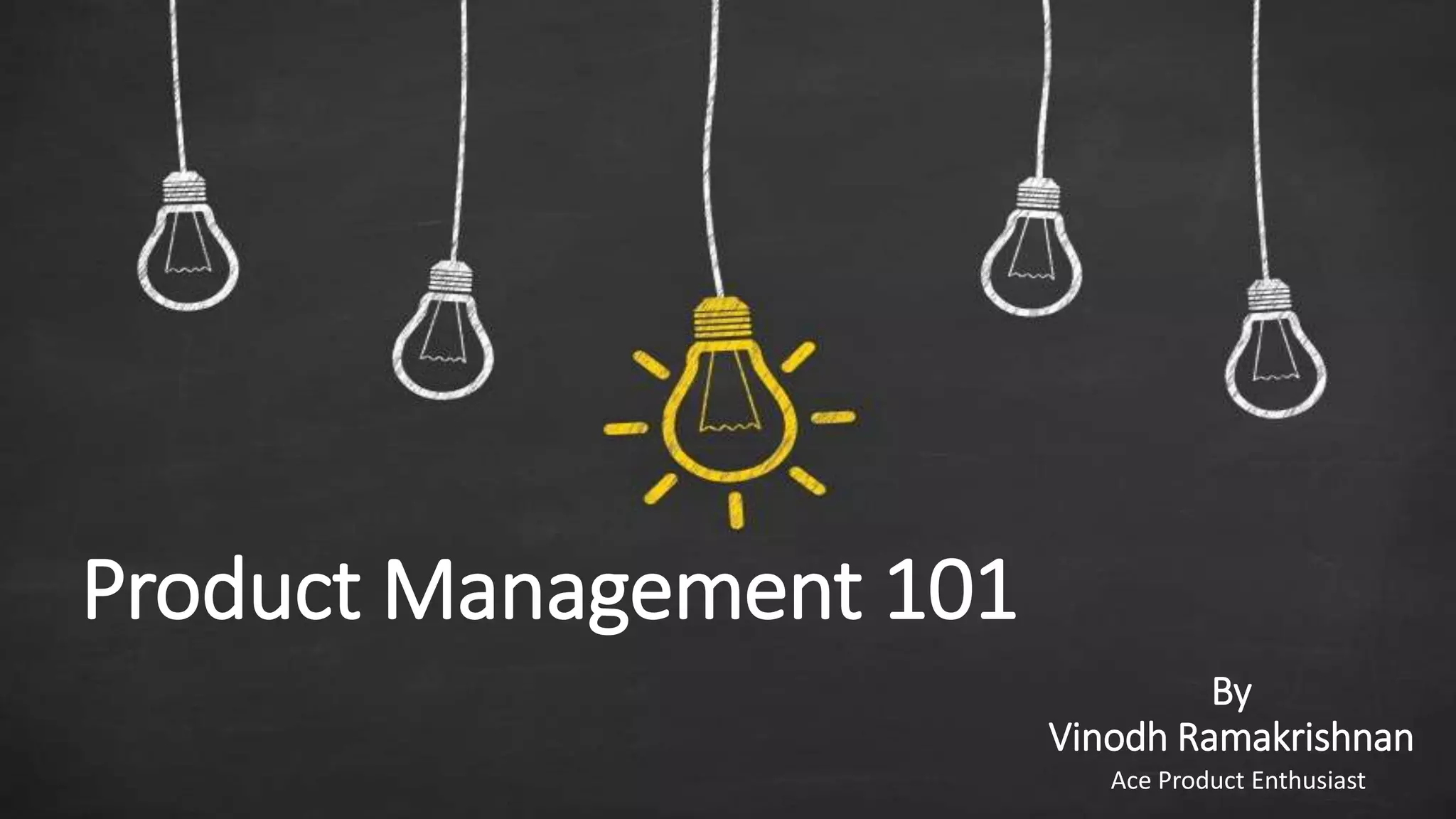 Product Management 101 | PPT