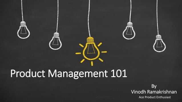 Product Management 101 | PPT