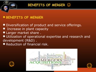 Mergers and Acquisition-A Brief Study | PPT