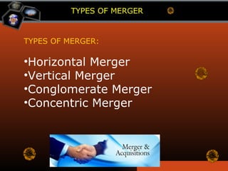 Mergers and Acquisition-A Brief Study | PPT