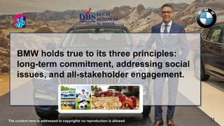 BMW Corporate Social Responsibility China | PPTX