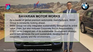 BMW Corporate Social Responsibility China | PPTX
