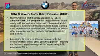 BMW Corporate Social Responsibility China | PPTX