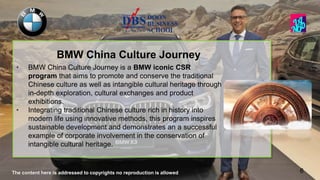 BMW Corporate Social Responsibility China | PPTX