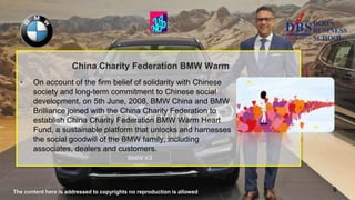 BMW Corporate Social Responsibility China | PPTX