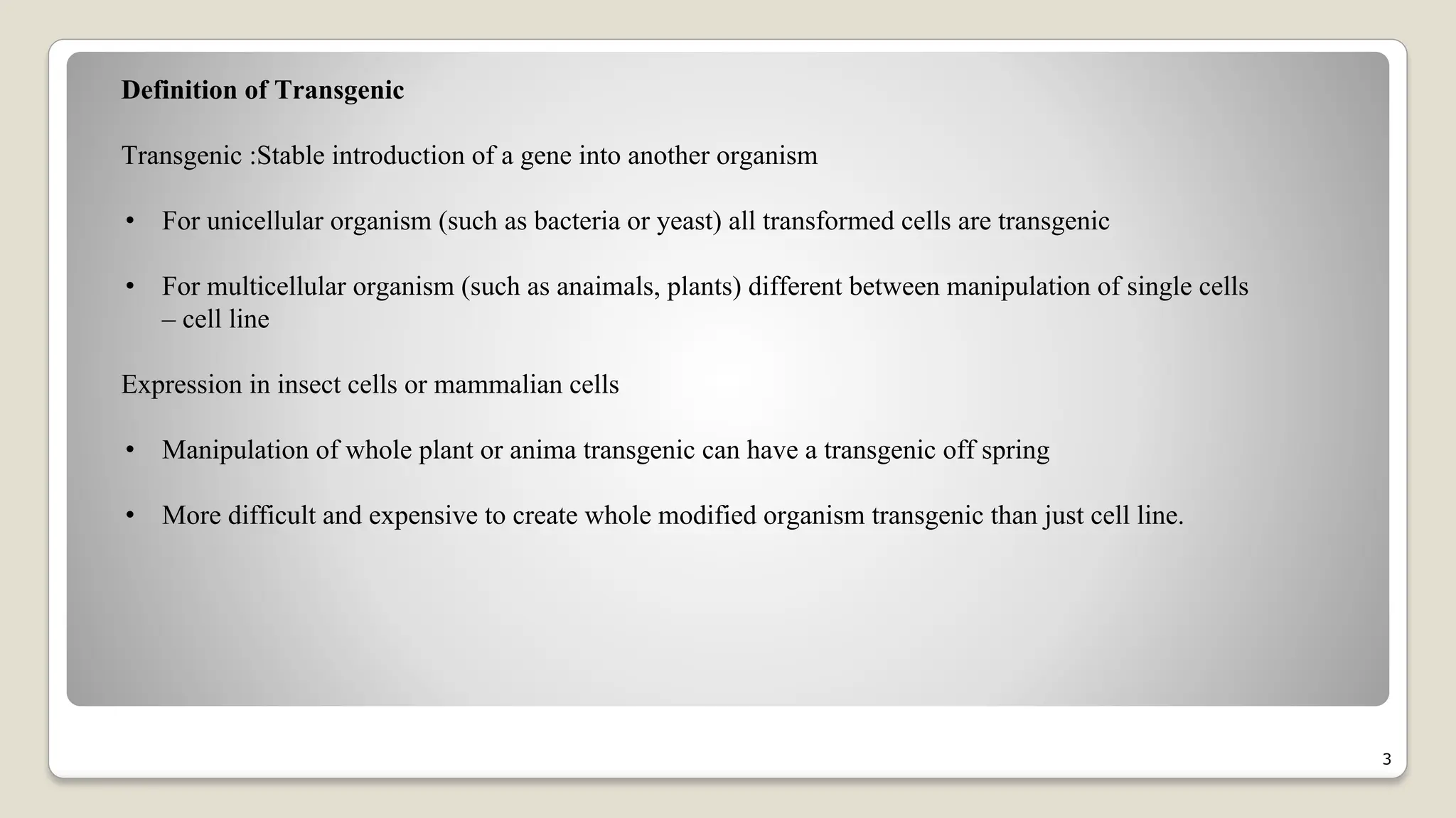 General transfer and transgenic technology in plant and animal | PDF