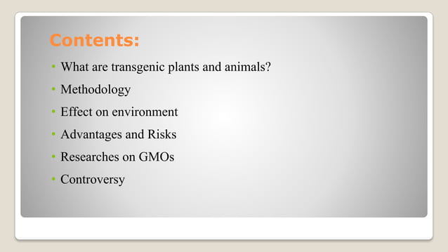General transfer and transgenic technology in plant and animal | PPT