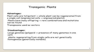 General transfer and transgenic technology in plant and animal | PDF