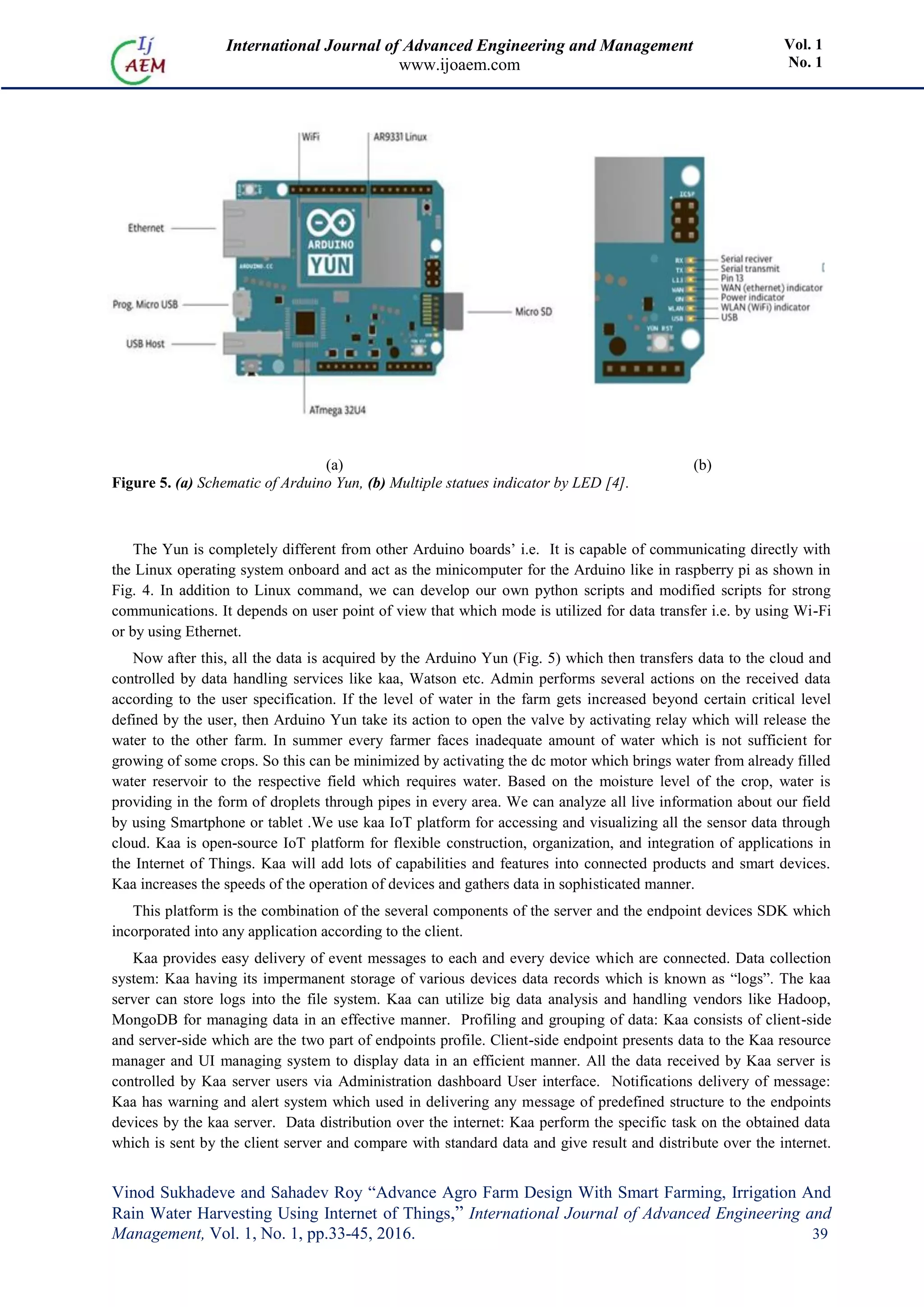 precise agriculture using internet of things | PDF