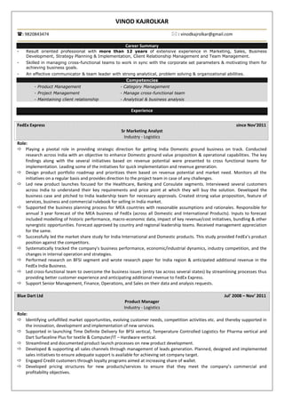 Vinod resume final | PDF
