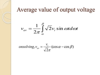 Single Phase Converter | PPTX