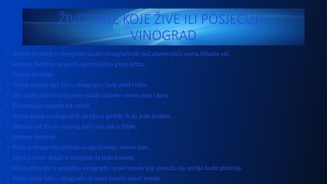 VINOGRAD zivotna zajednica v razred .pptx