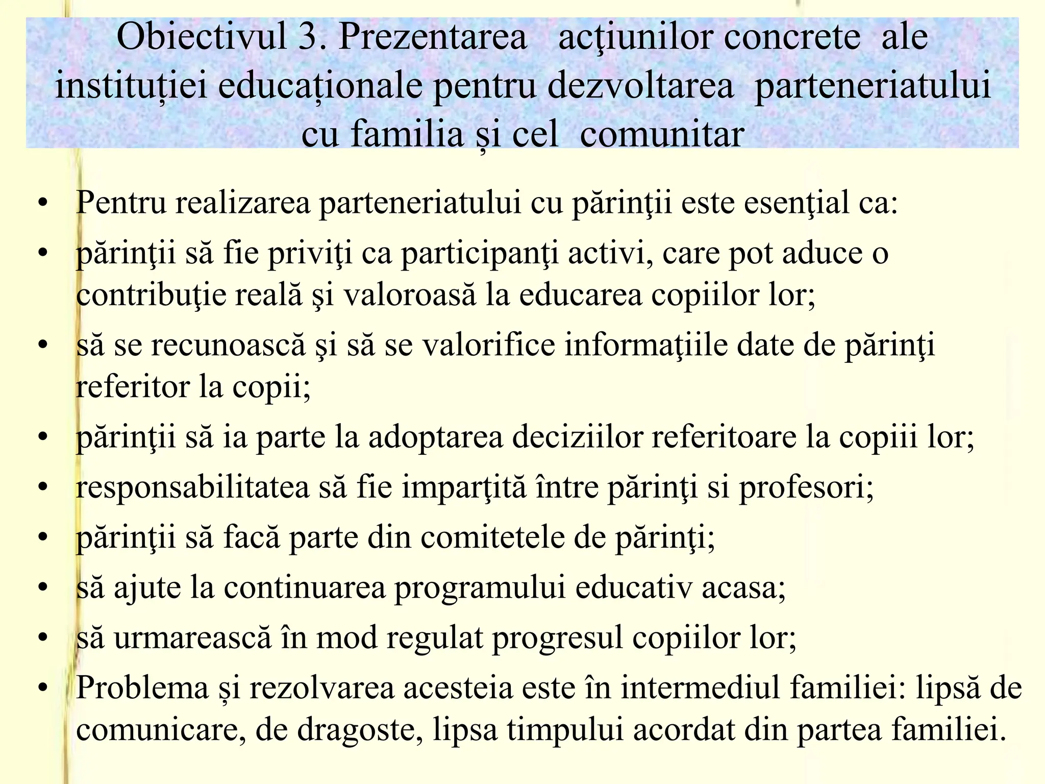 Vinogradov T parteneriat.ppt Parteneriat școală-familie | PPT