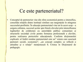 Vinogradov T parteneriat.ppt Parteneriat școală-familie | PPT