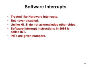 Vino's 8086 interrupts | PPT